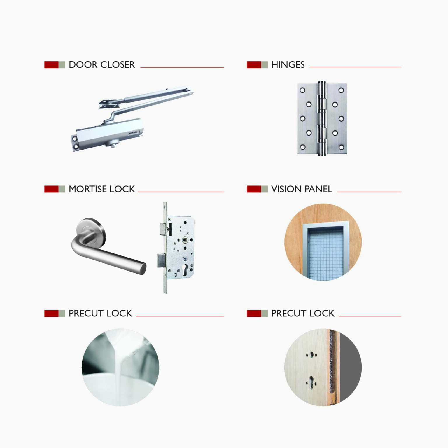 CASPER 1-Hour Fire Rated Door | Single-Leaf [Metal Frame] - Octopus Station